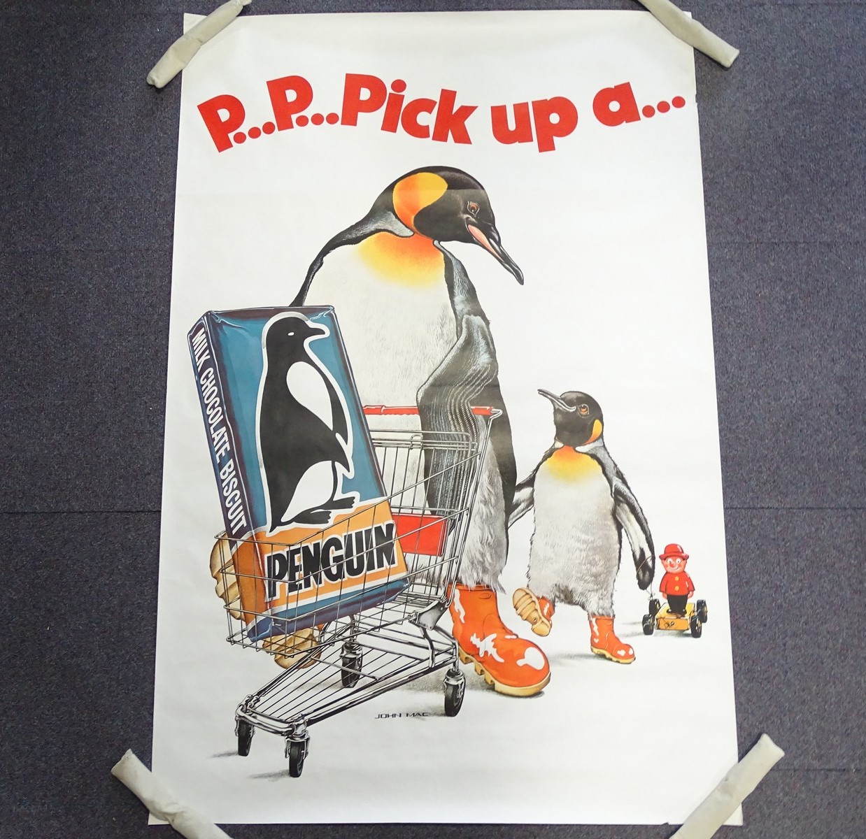 Lot 142 - PENGUIN: 'P… P… Pick Up a ….' (101cm x