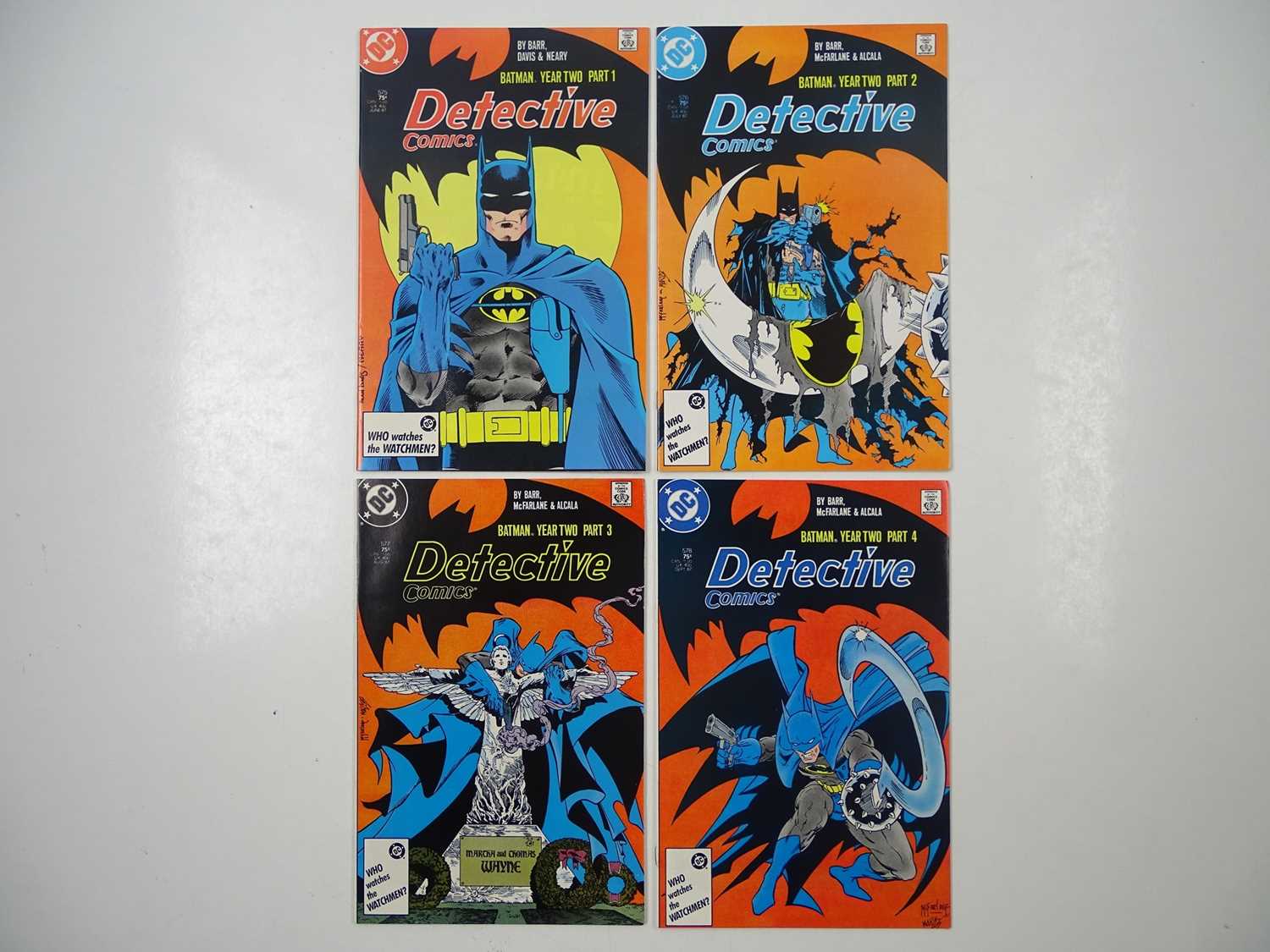 Lot 536 - DETECTIVE COMICS: BATMAN #575, 576, 577, 578