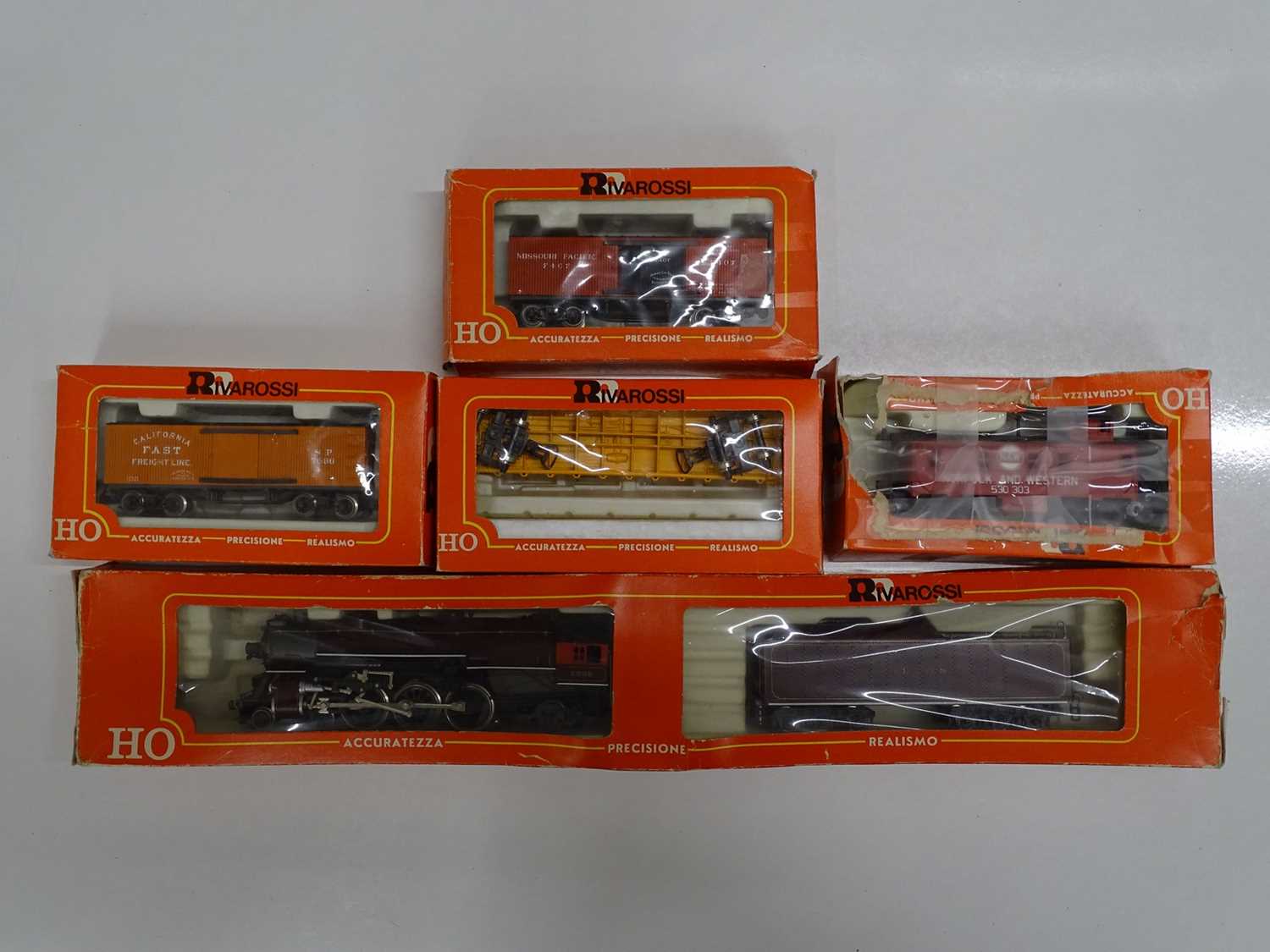 Lot 296 - A RIVAROSSI HO gauge American outline Heavy
