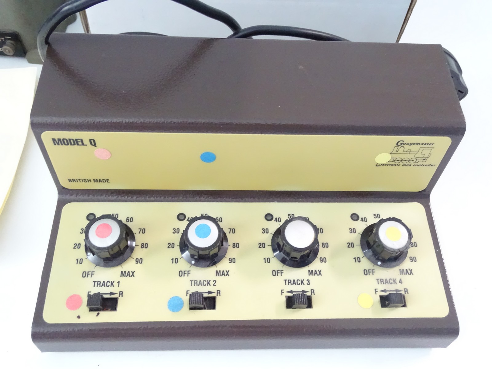 Lot 345 - A GAUGEMASTER 4-track controller together