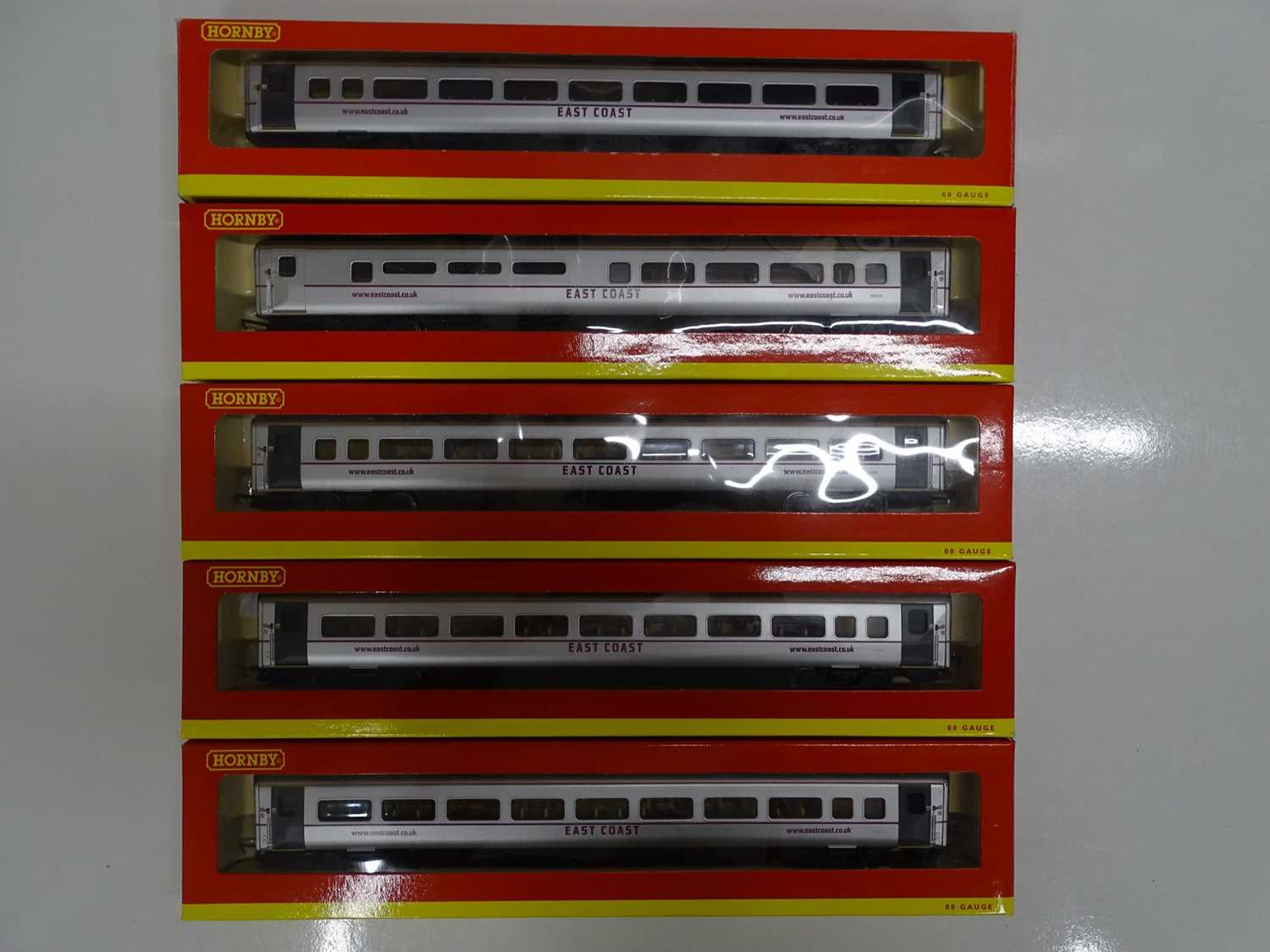 Lot 449 - A group of HORNBY OO gauge Mark 4 coaches,