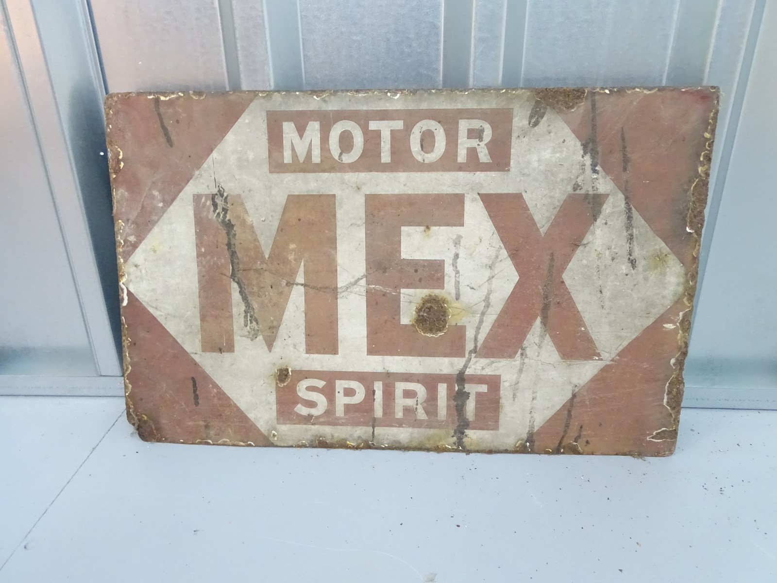 Lot 23 - MEX MOTOR SPIRIT (21" x 13") double sided