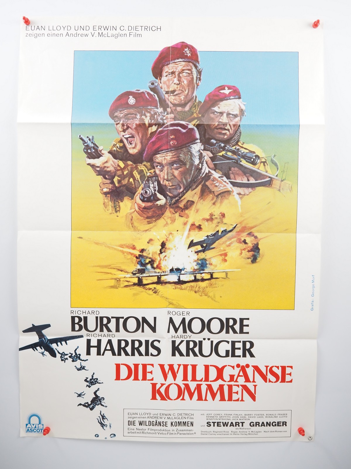 Lot 105 - THE WILD GEESE (1978) A group of three