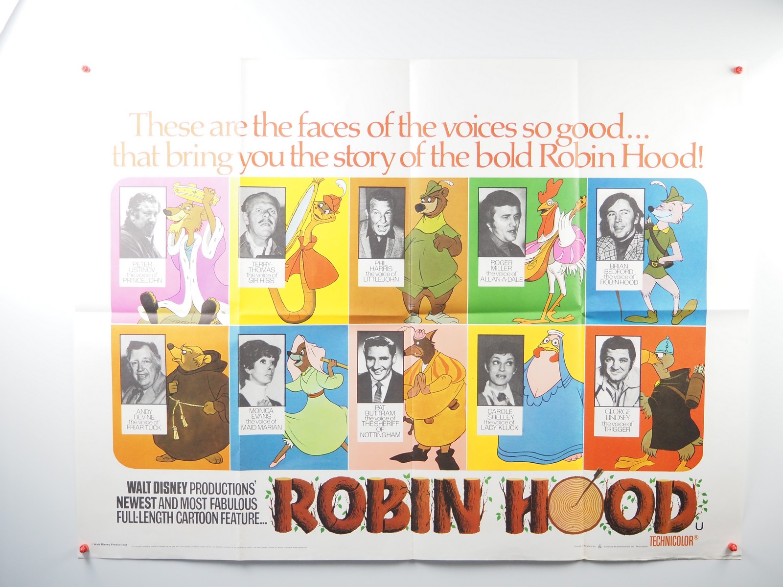 Lot 228 Walt Disney Robin Hood A Group Of Uk