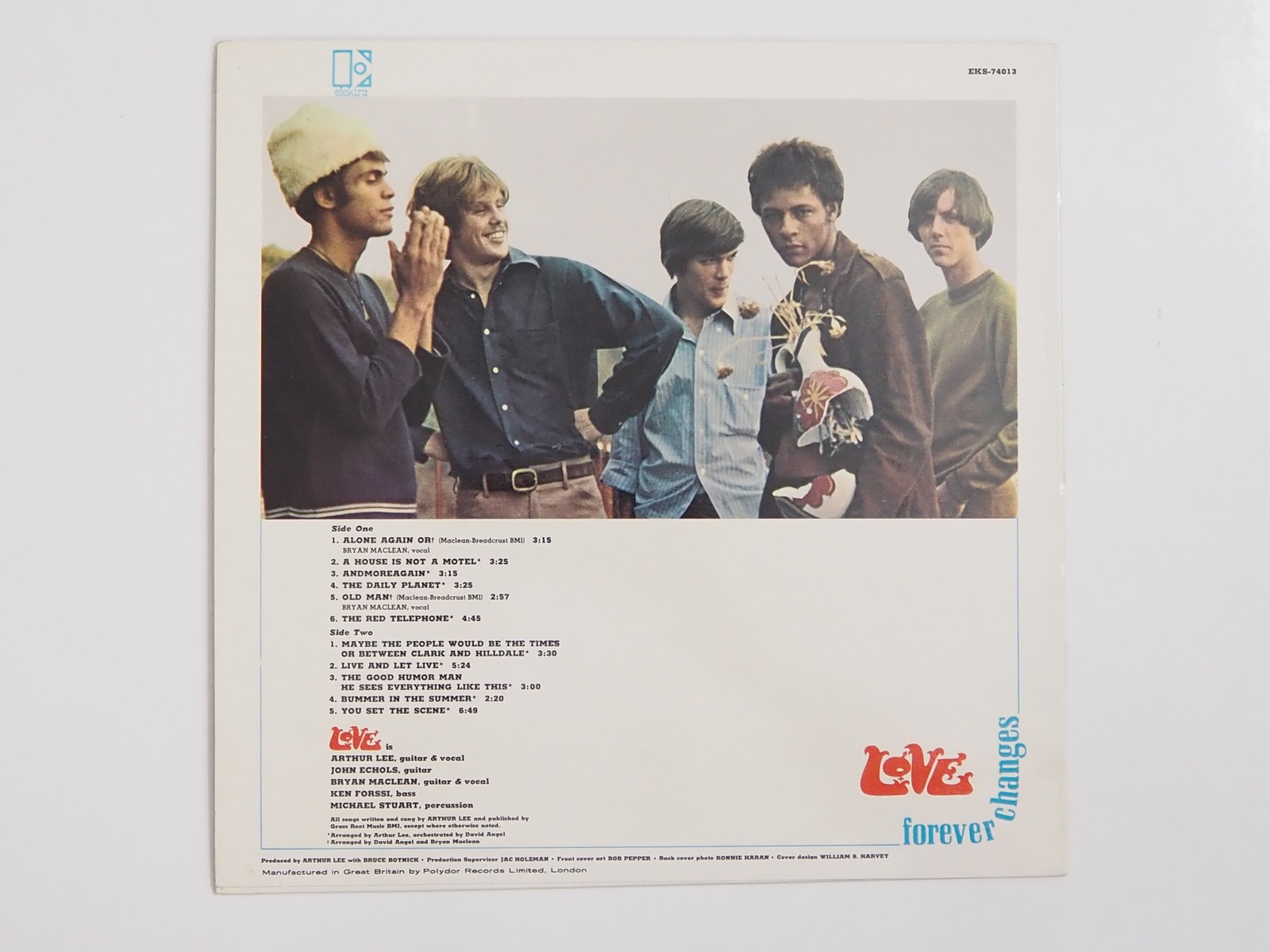 Lot 424 - LOVE - FOREVER CHANGES (1967) vinyl LP