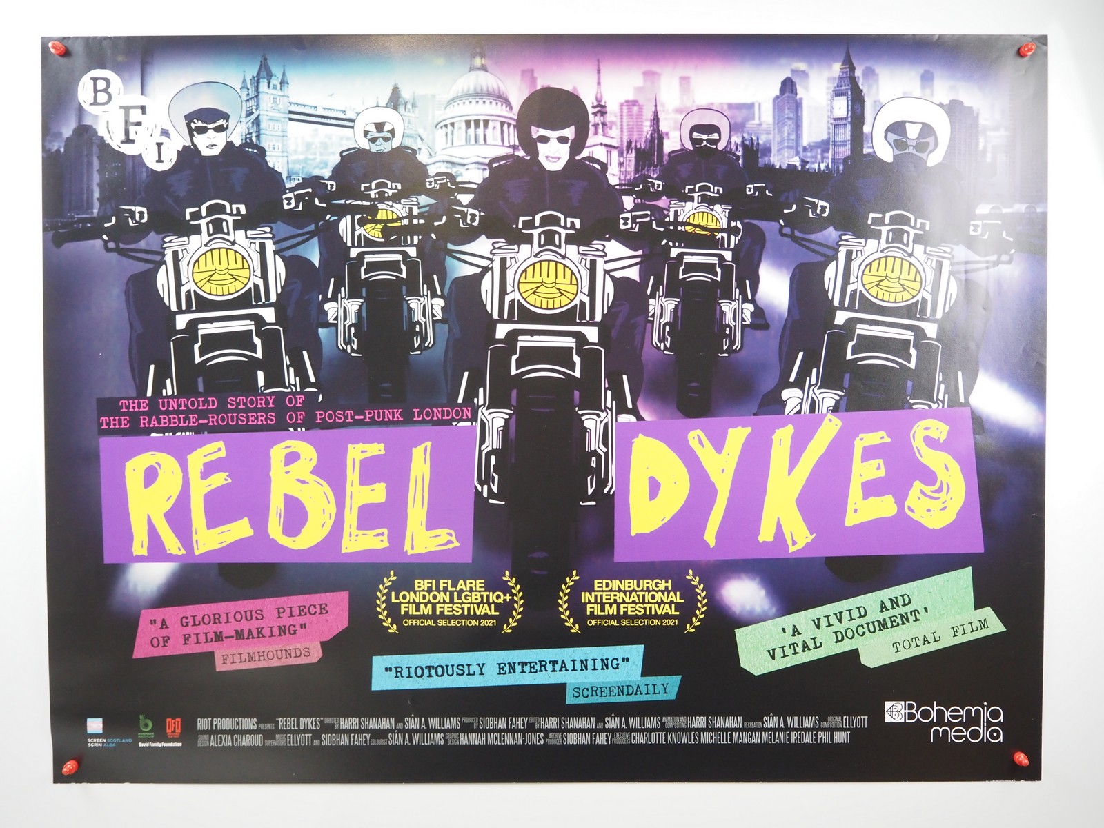 Lot 515 - REBEL DYKES (2021) - A UK Quad film poster