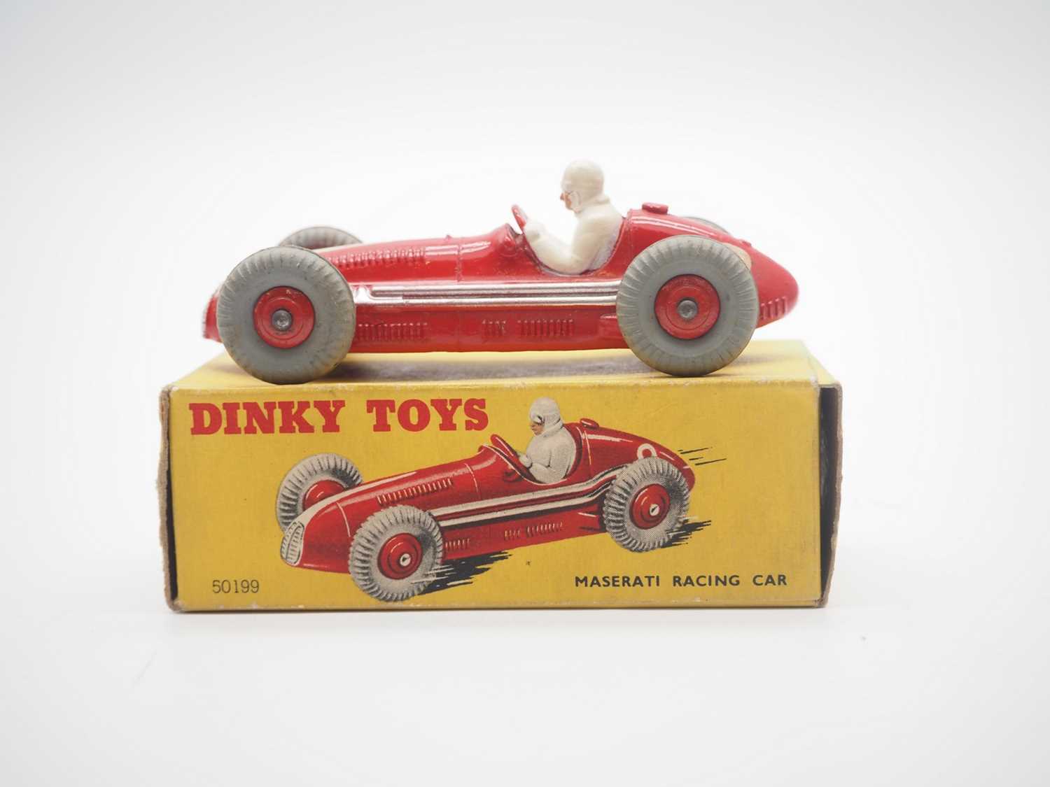 Lot 175 - A DINKY No 23n Maserati Racing Car red with