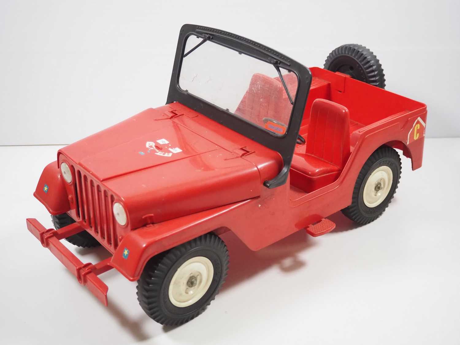 Lot 249 - A MARX Toys JOHNNY WEST Ranch Jeep and horse