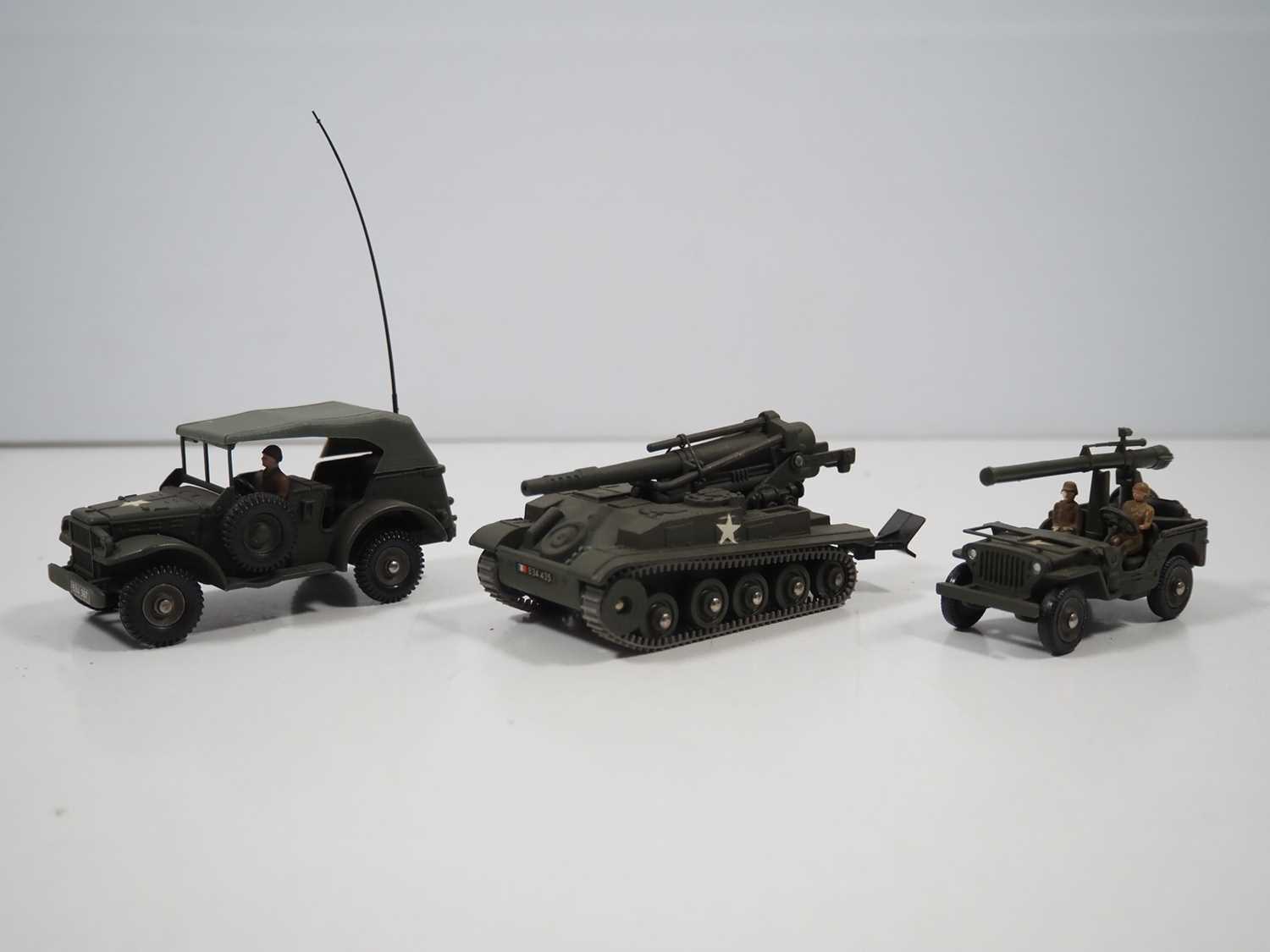 Lot 68 - A group of FRENCH DINKY military vehicles, to