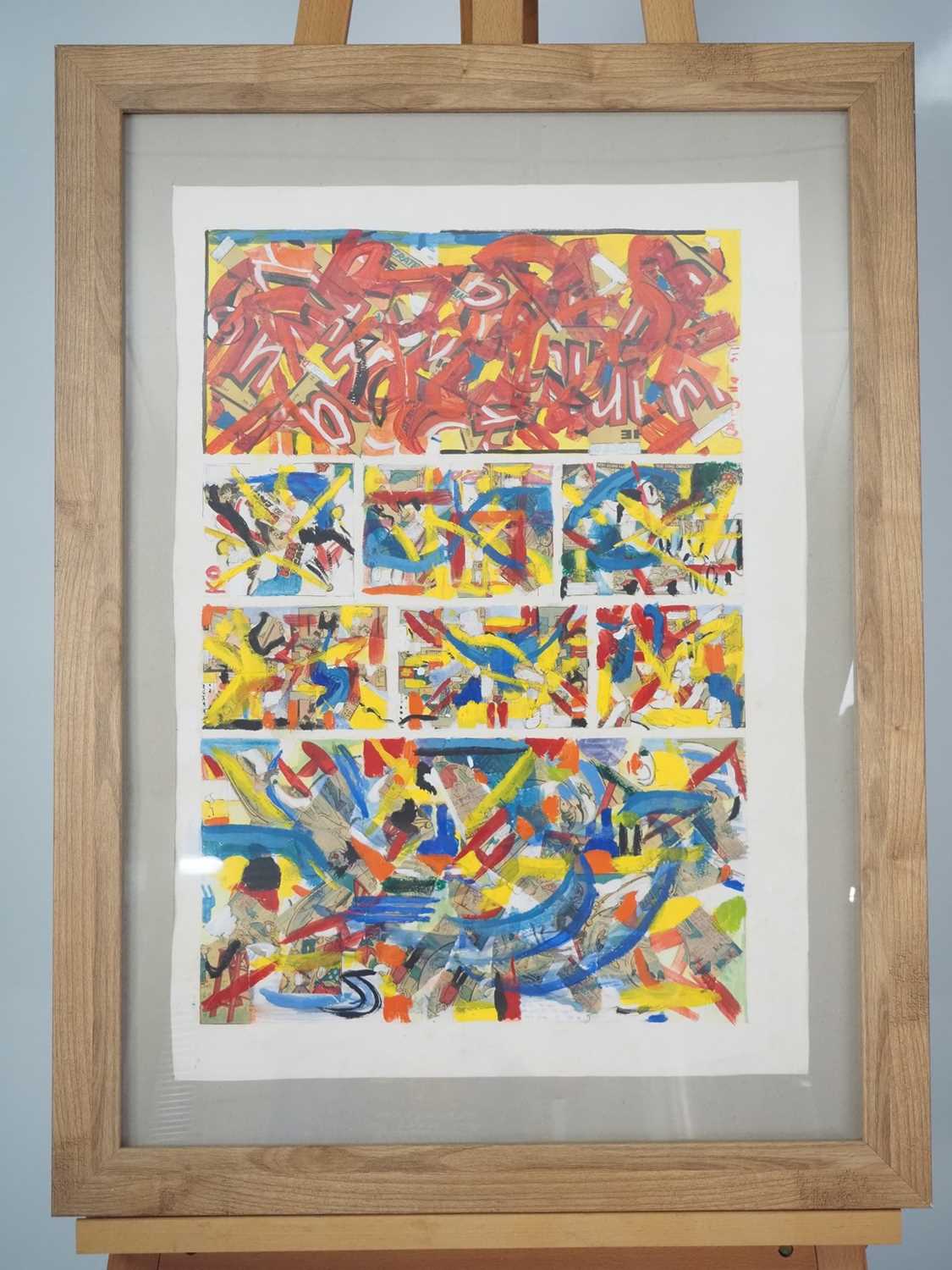 Lot 109 - Neville Cooper 'DANDY' - acrylic/mixed media