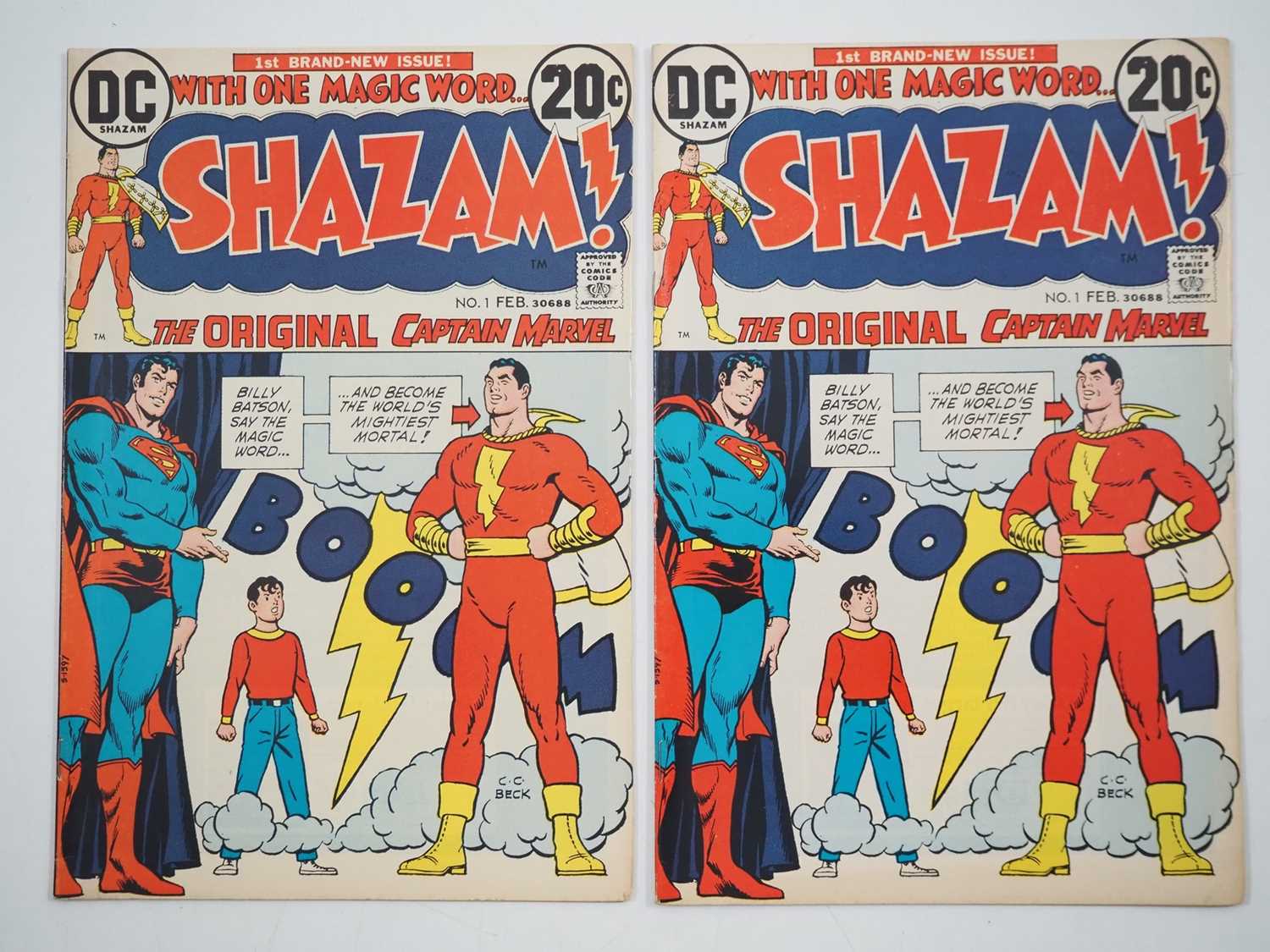 Lot 160 - SHAZAM: THE ORIGINAL CAPTAIN MARVEL #1 (2 in