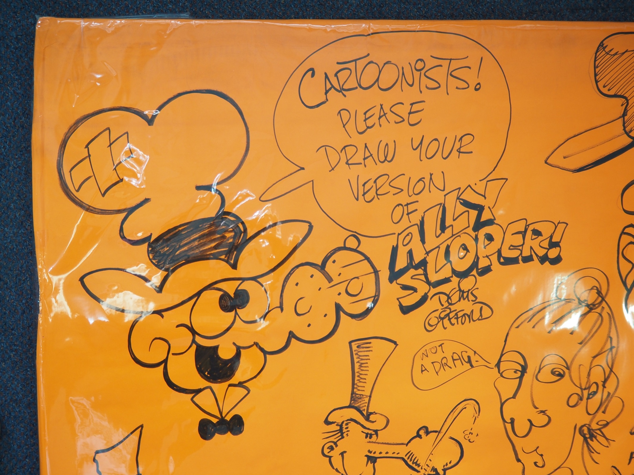 Lot 31 - ALLY SLOPER - ONE-OFF ARTIST ILLUSTRATIONS