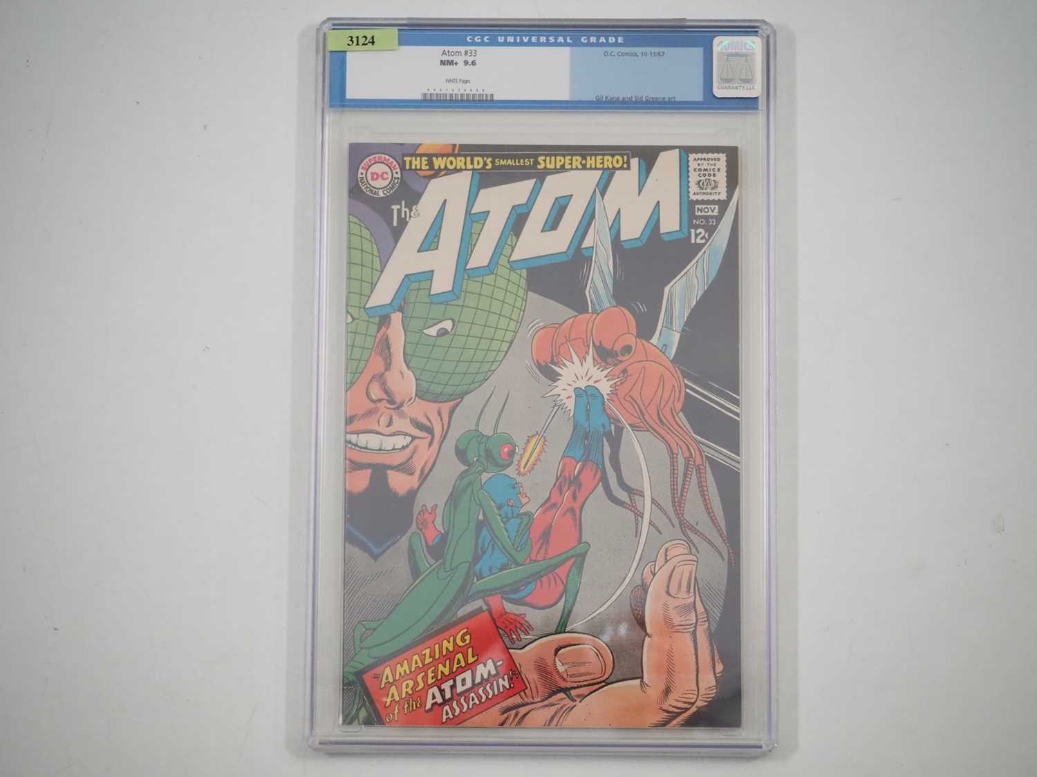 Lot 369 - ATOM #33 (1967 - DC) - GRADED 9.6 (NM+) by