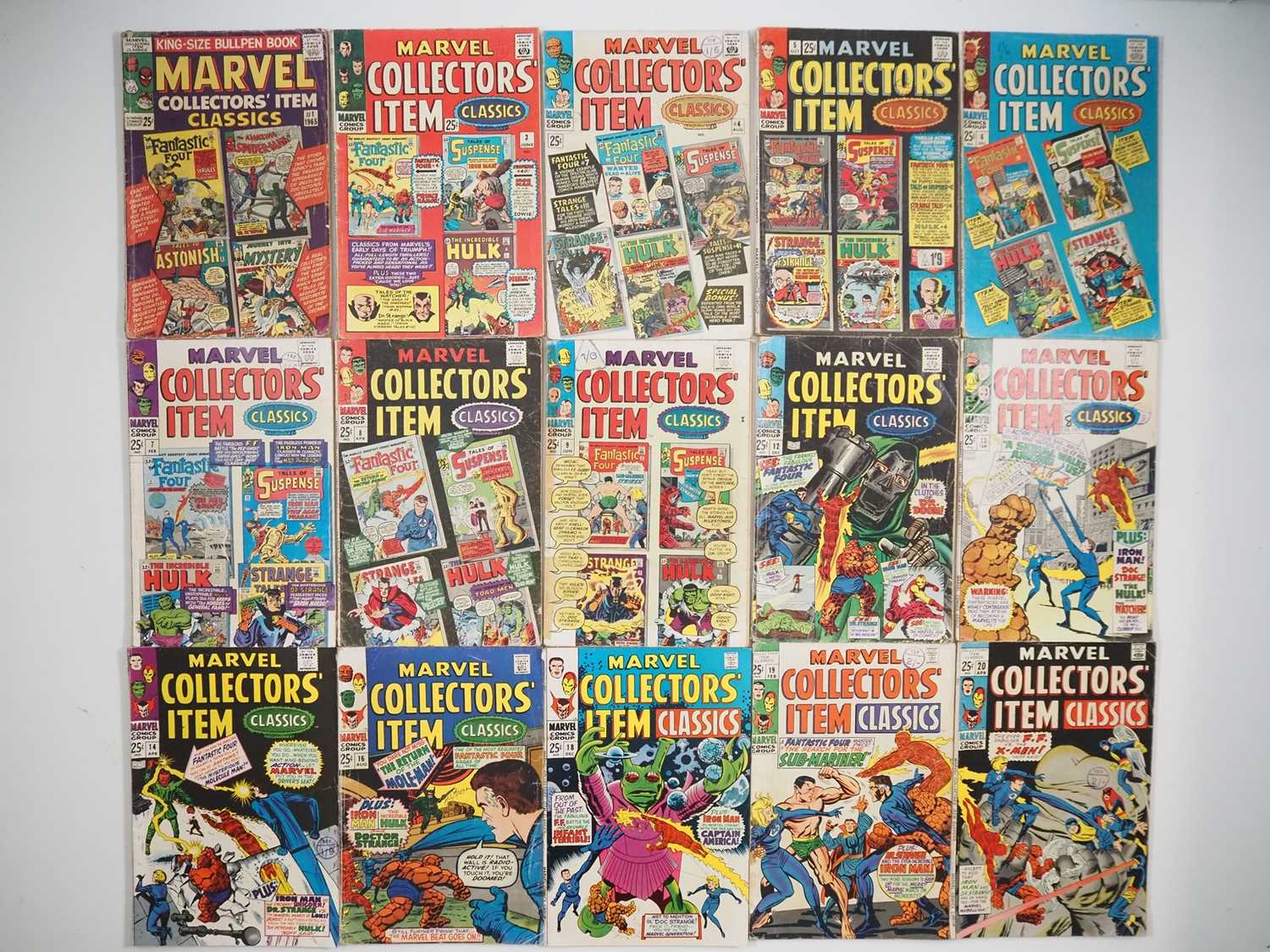 Lot 397 - MARVEL COLLECTOR'S ITEM CLASSICS - #1, 3, 4,