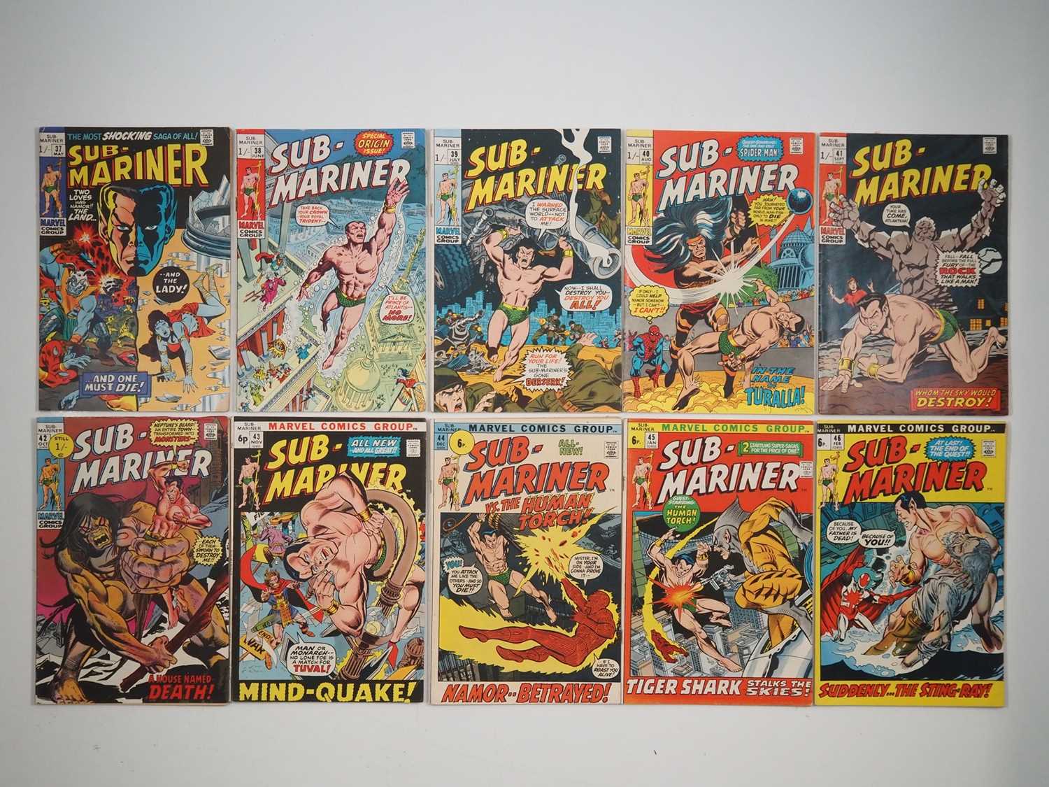 Lot 464 - SUB-MARINER #37, 38, 39, 40, 41, 42, 43, 44,