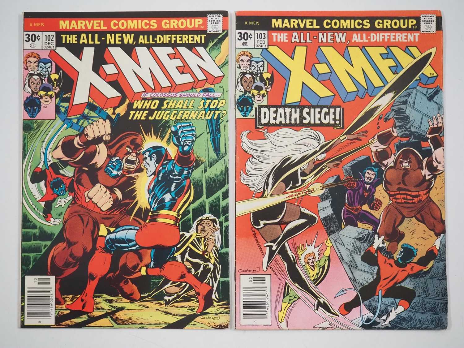 Lot 507 - UNCANNY X-MEN #102 & 103 (2 in Lot)