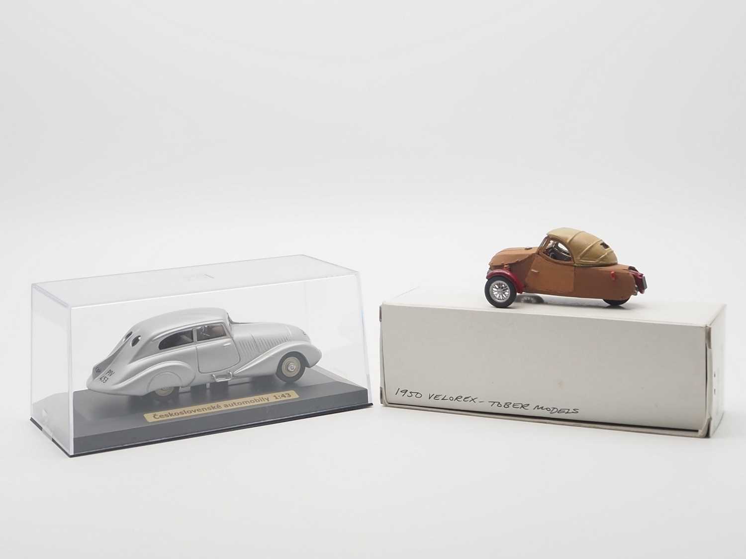 Lot 234 - A pair of 1:43 scale hand built models by