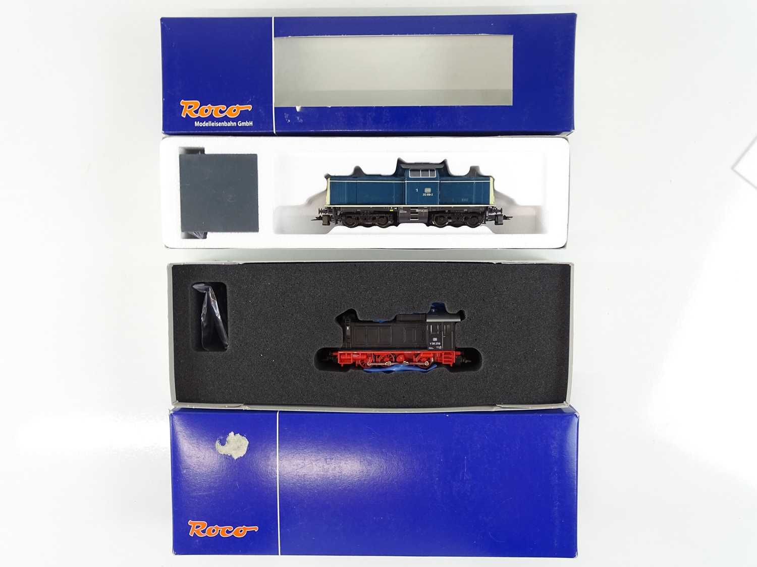 Lot 209 A Pair Of Ho Gauge German Outline Diesel