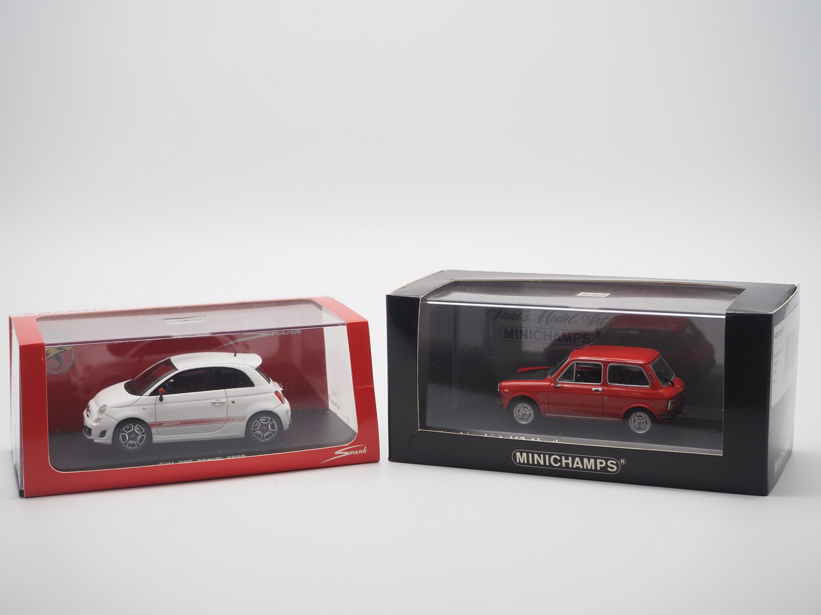 Lot 4 - A pair of hand built 1:43 scale resin models