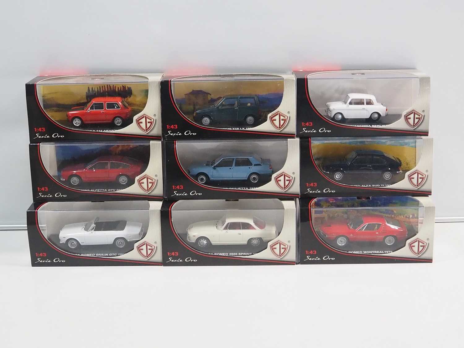 Lot 96 - A group of 1:43 scale models by EDISON