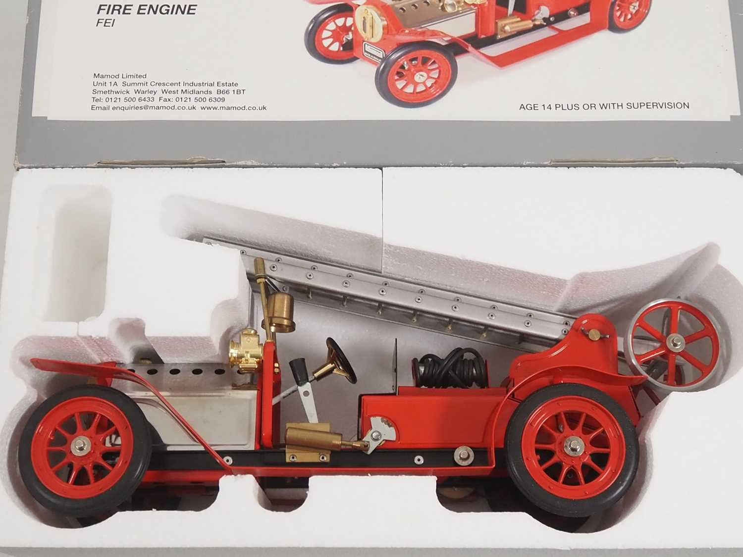 Lot 145 - A MAMOD FE1 live steam operated Fire Engine