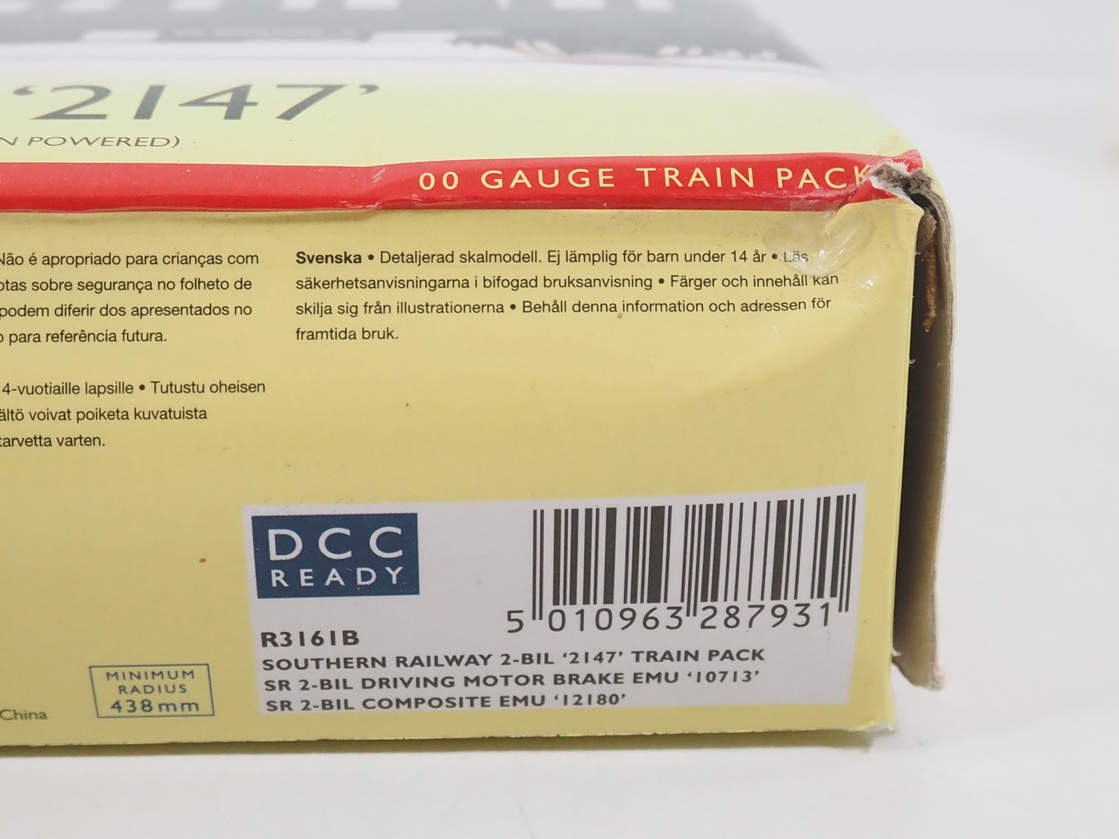 Lot 280 - A HORNBY OO gauge R3161B 2-BIL '2147' train