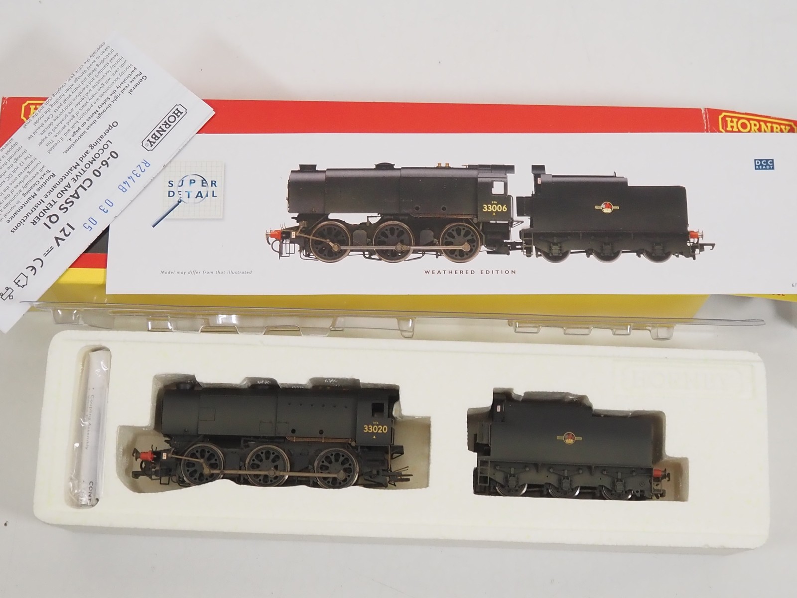 Lot 365 - A HORNBY R2344B class Q1 steam loco in BR