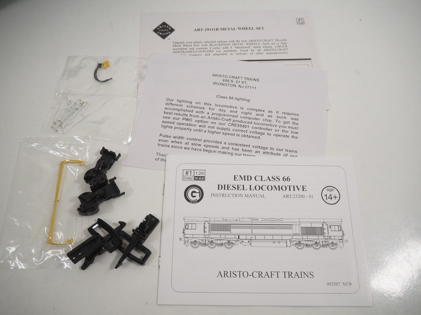 Lot 598 - An ARISTOCRAFT G scale class 66 diesel