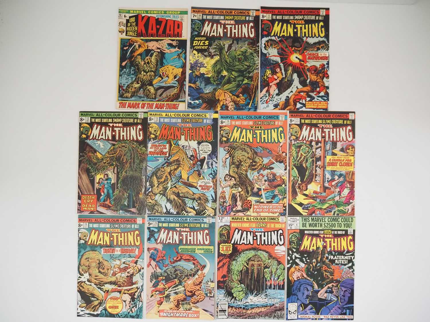 Lot 457 - MAN-THING LOT (11 in Lot) - Includes