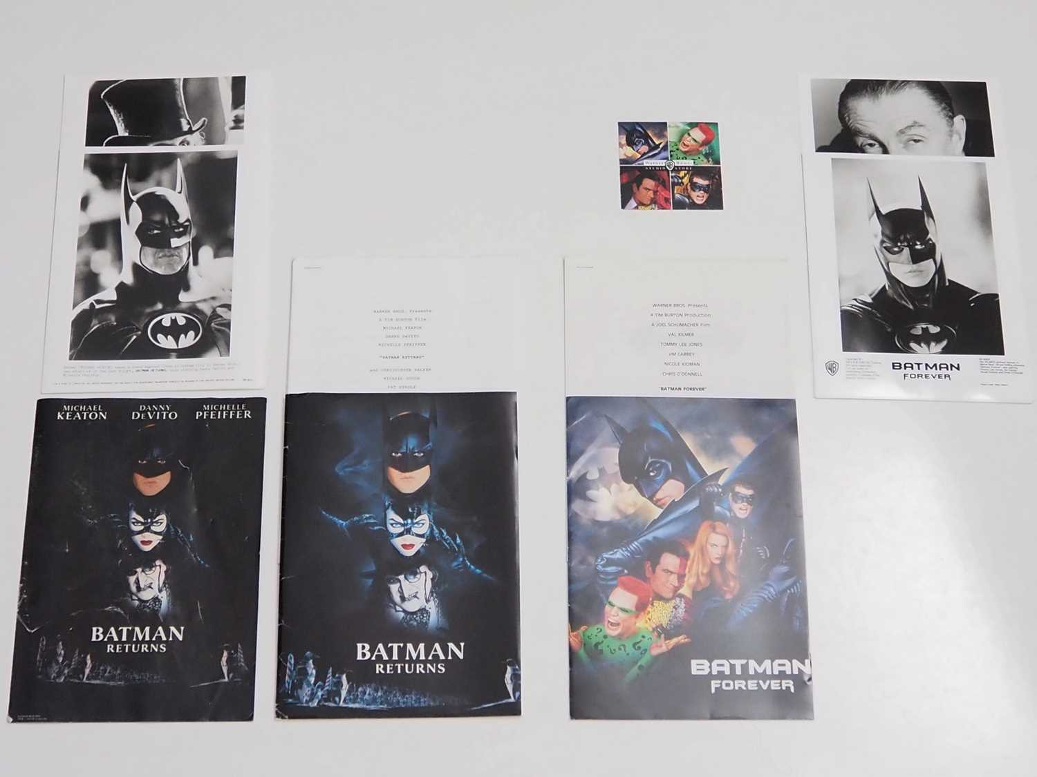 Lot 300 - A pair of promotional leaflets for BATMAN