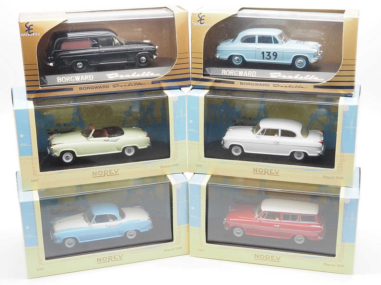 Lot 117 - A group of 1:43 scale models by NOREV and