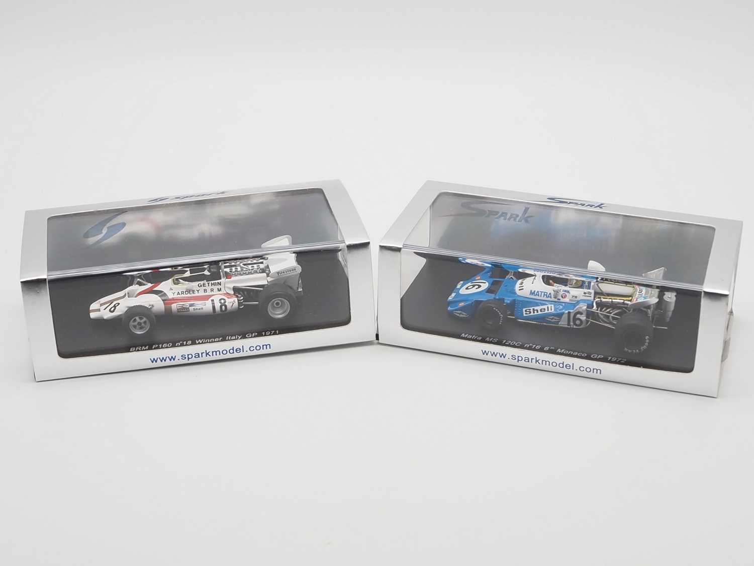 Lot 175 - A pair of 1:43 scale hand built resin models