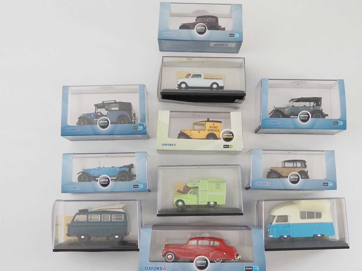Lot 259 - A group of 1:43 scale models by OXFORD