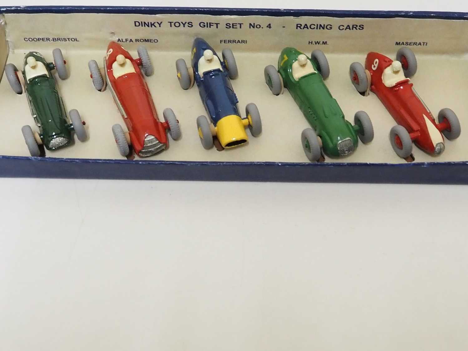 Lot 45 - A DINKY Toys Racing Cars Gift Set No. 4 - VG,