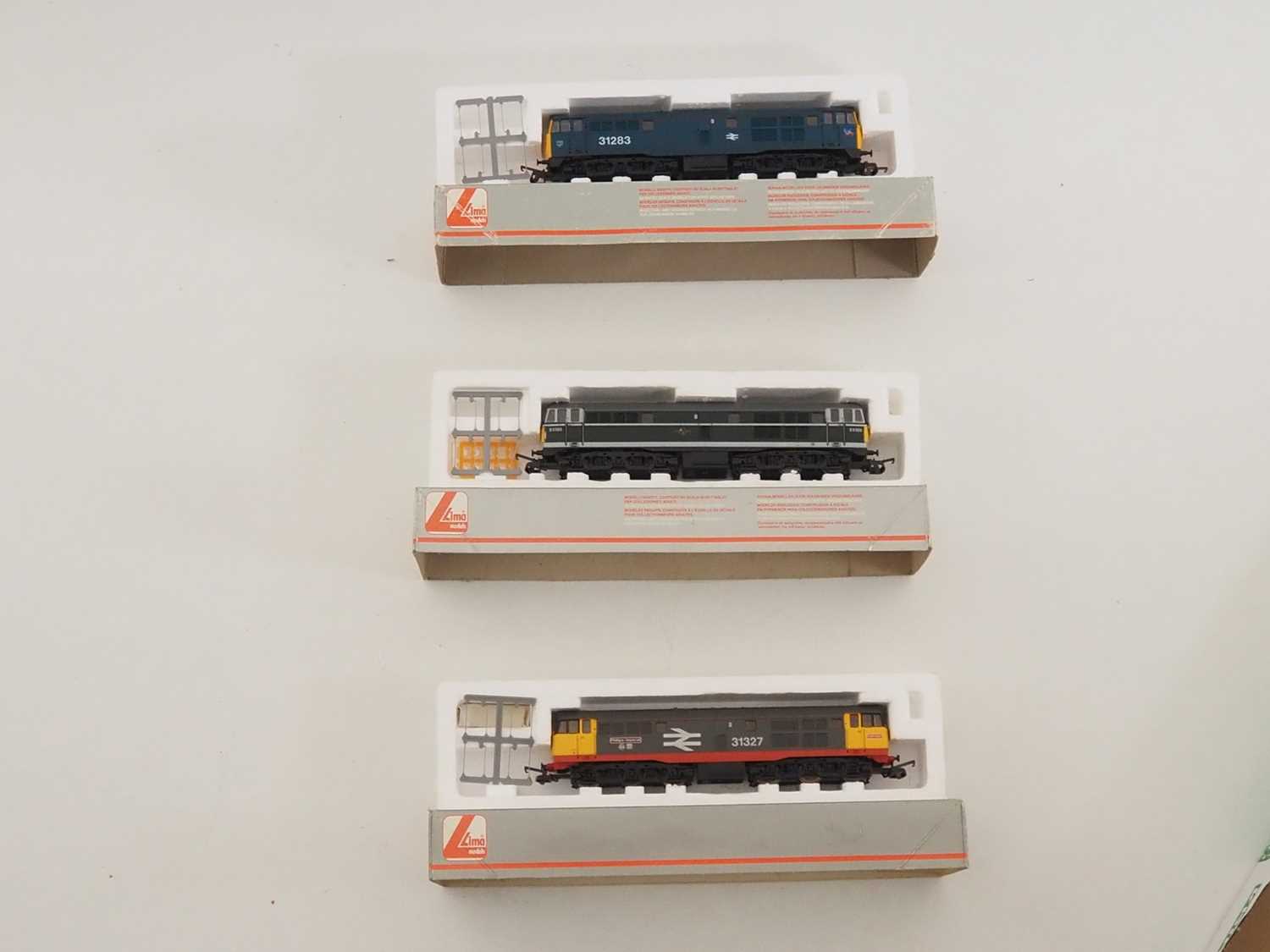 Lot 481 - A group of LIMA OO gauge class 31 diesel