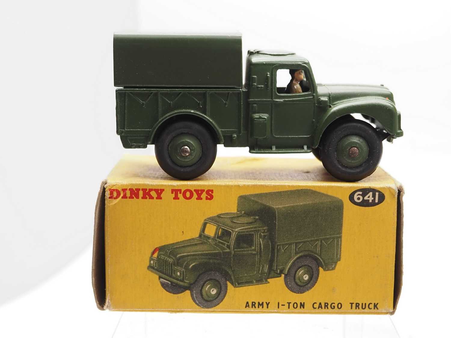 Lot 52 - A group of DINKY military vehicles comprising