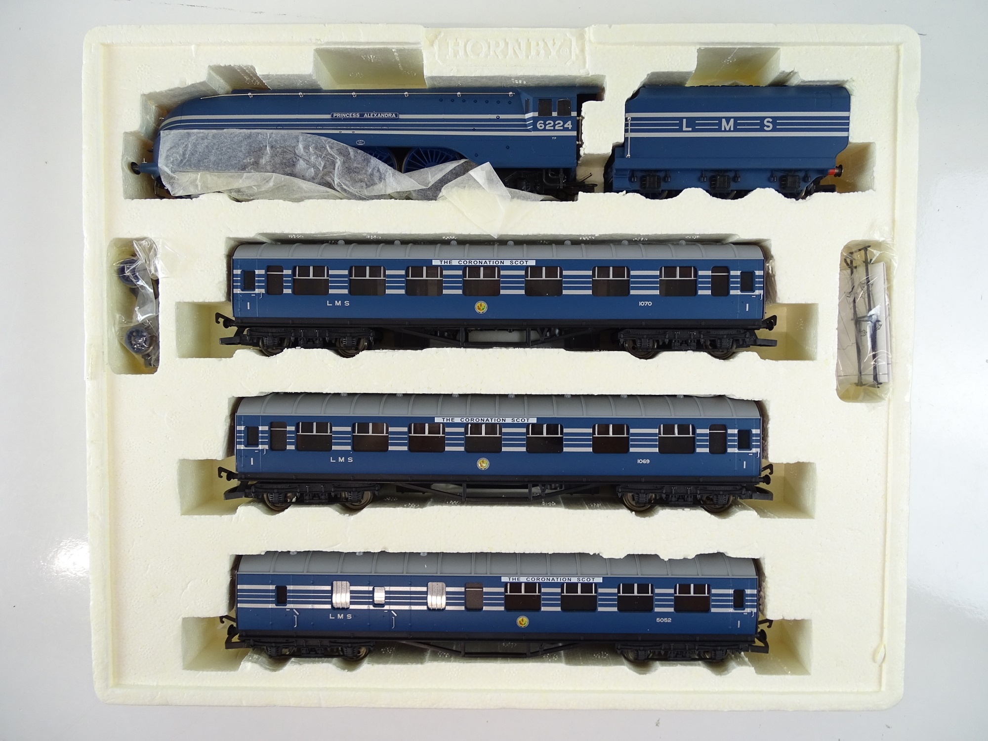 Lot 477 - A HORNBY R2371M Coronation Scot Train Pack