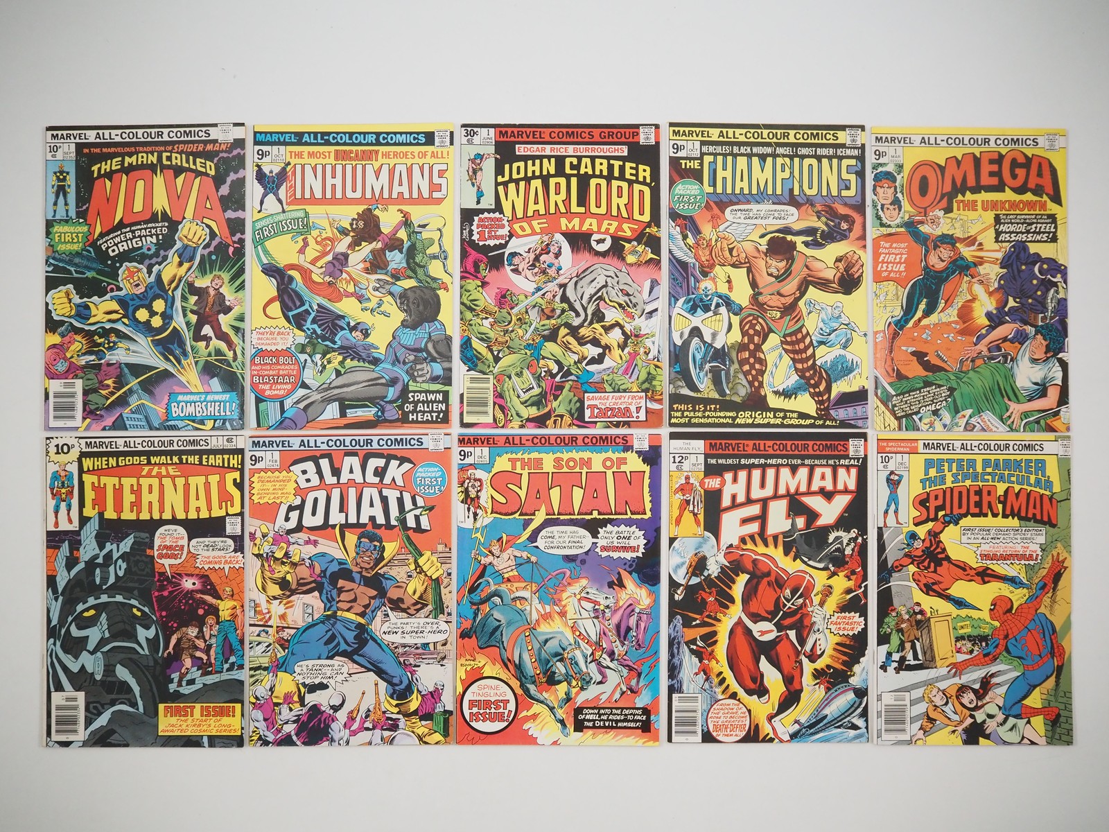 Lot 165 - MARVEL FIRST ISSUE LOT (10 in Lot)