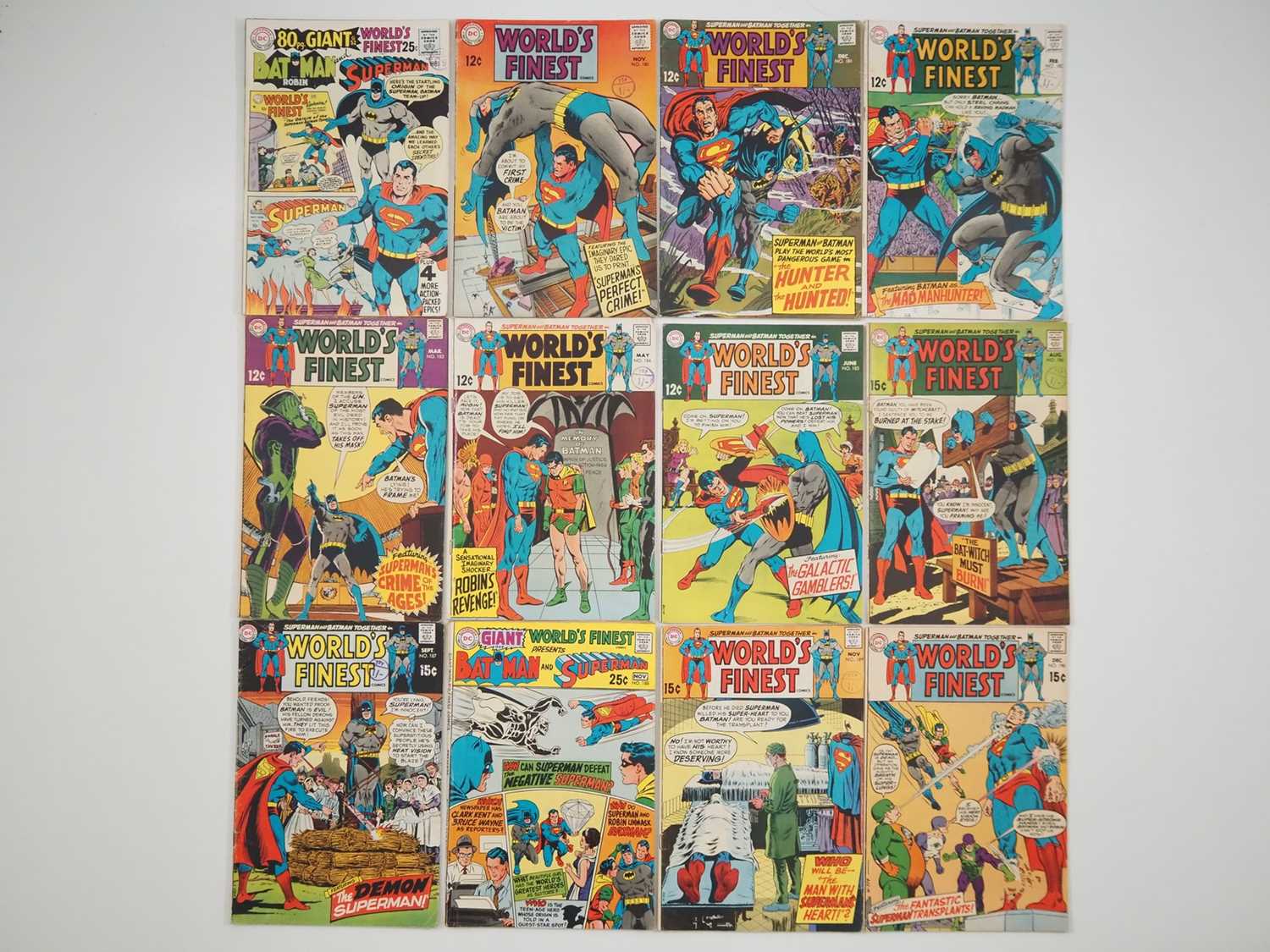 Lot 271 - WORLD'S FINEST #179, 180, 181, 182, 183, 184,