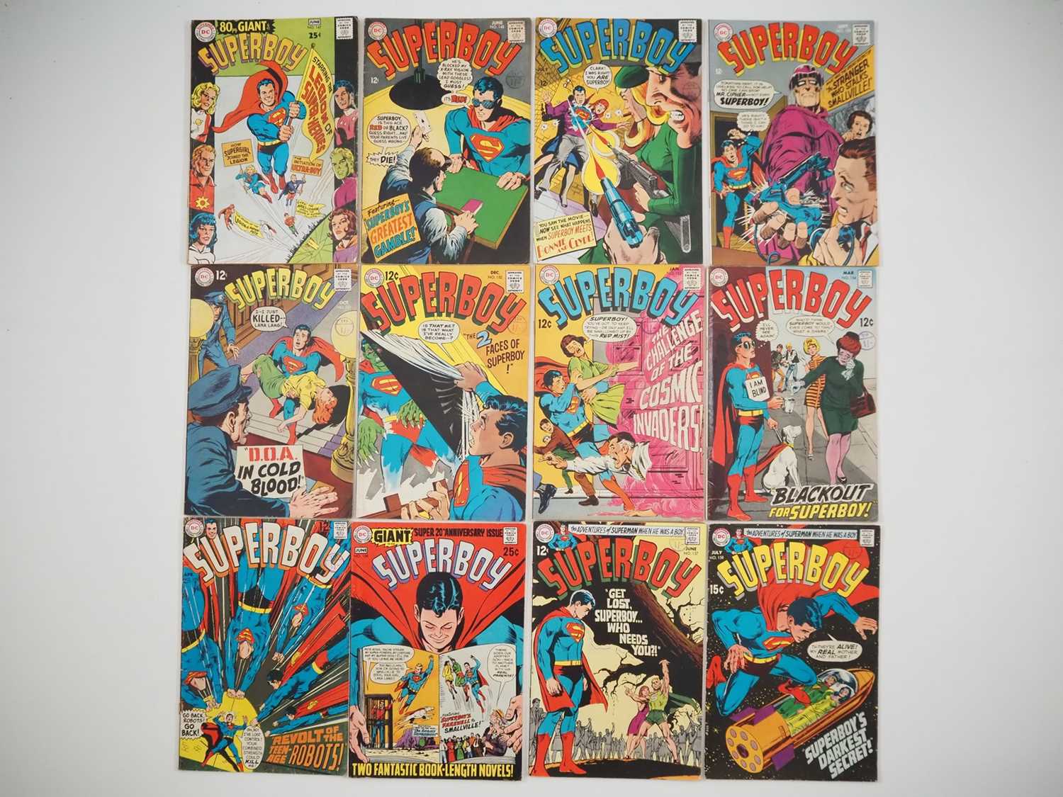 Lot 339 - SUPERBOY #147, 148, 149, 150, 151, 152, 153,
