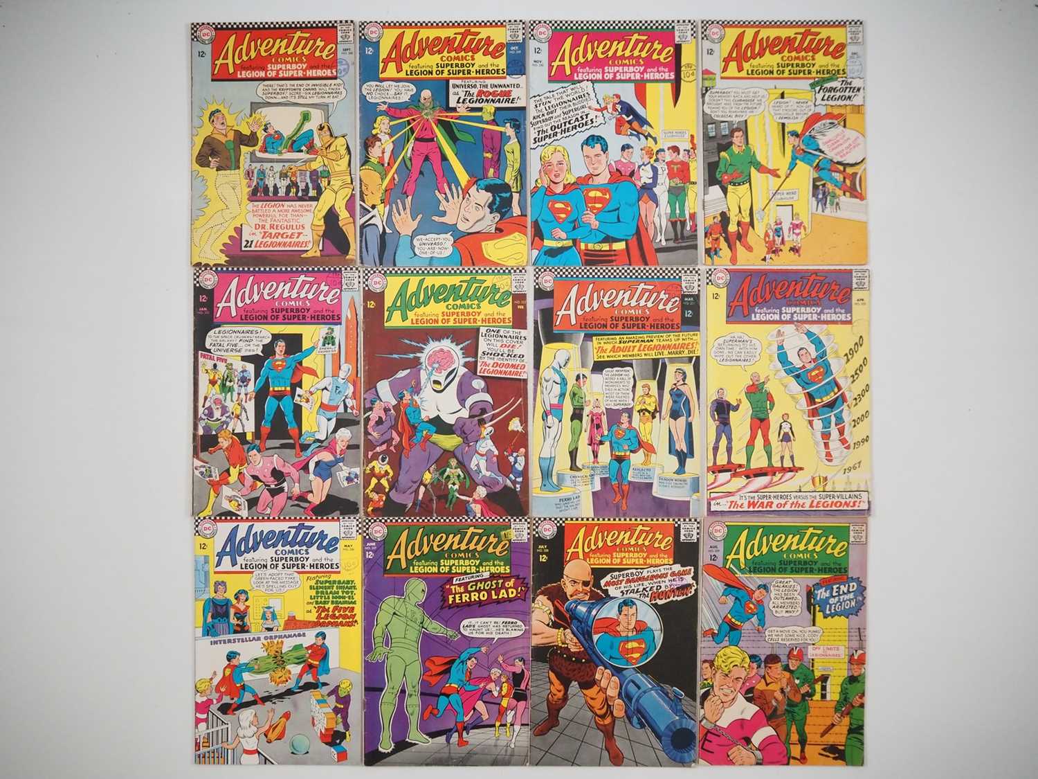 Lot 414 - ADVENTURE COMICS #348, 349, 350, 351, 352,