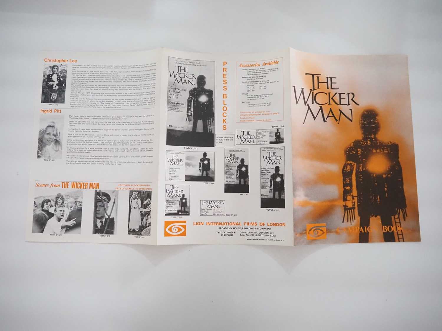 Lot 201 - THE WICKER MAN (1973) - UK press campaign
