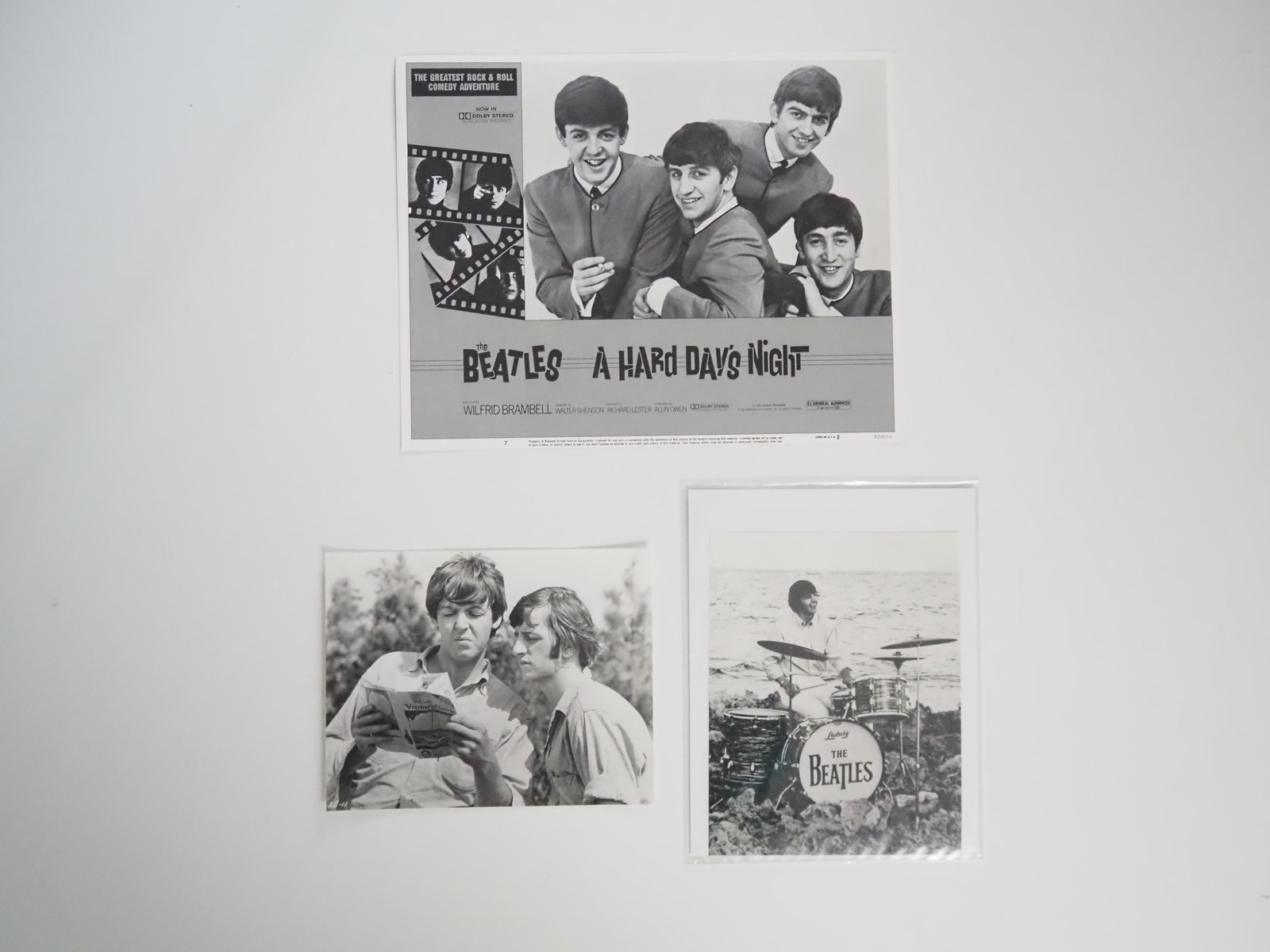 Lot 462 - THE BEATLES - 'HELP' black/white film stills