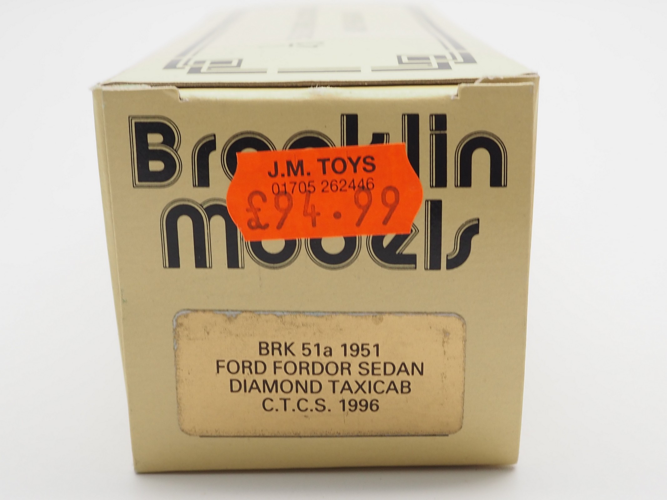 Lot 72 - A BROOKLIN BRK.51a hand built white metal,