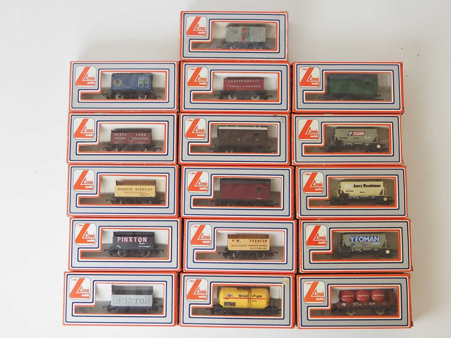Lot 361 - A group of LIMA OO gauge wagons of various