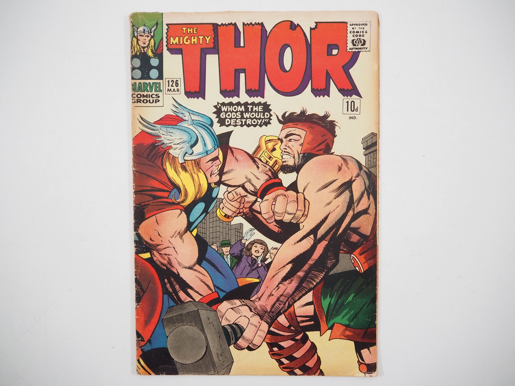 Lot 244 - THOR #126 (1966 - MARVEL) First issue of the