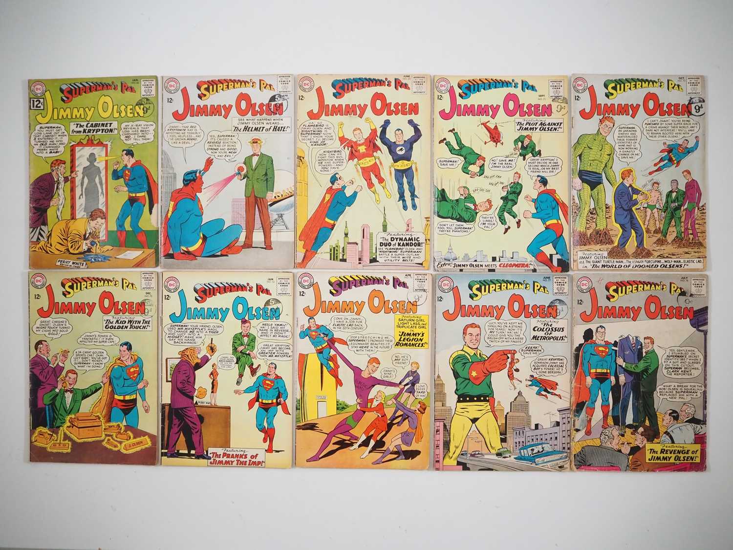 Lot 287 - SUPERMAN'S PAL JIMMY OLSEN #66, 68, 69, 71,