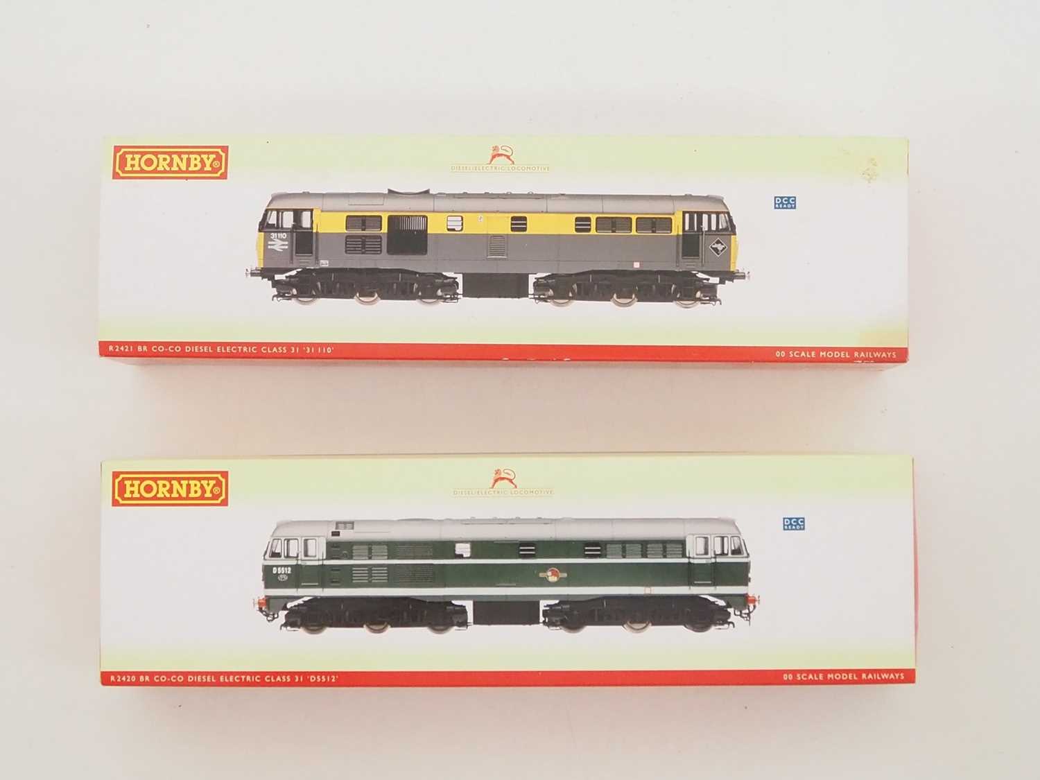 Lot 479 - A pair of HORNBY OO gauge Class 31 diesel