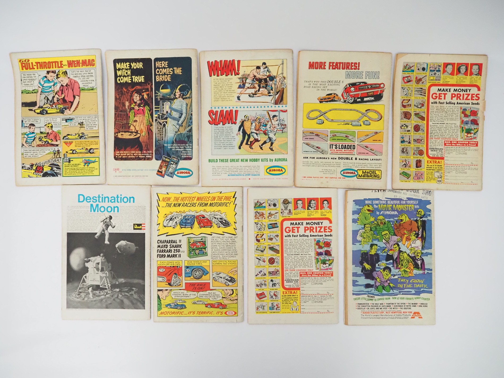 Lot 356 - DETECTIVE COMICS #343, 344, 345, 347, 350,
