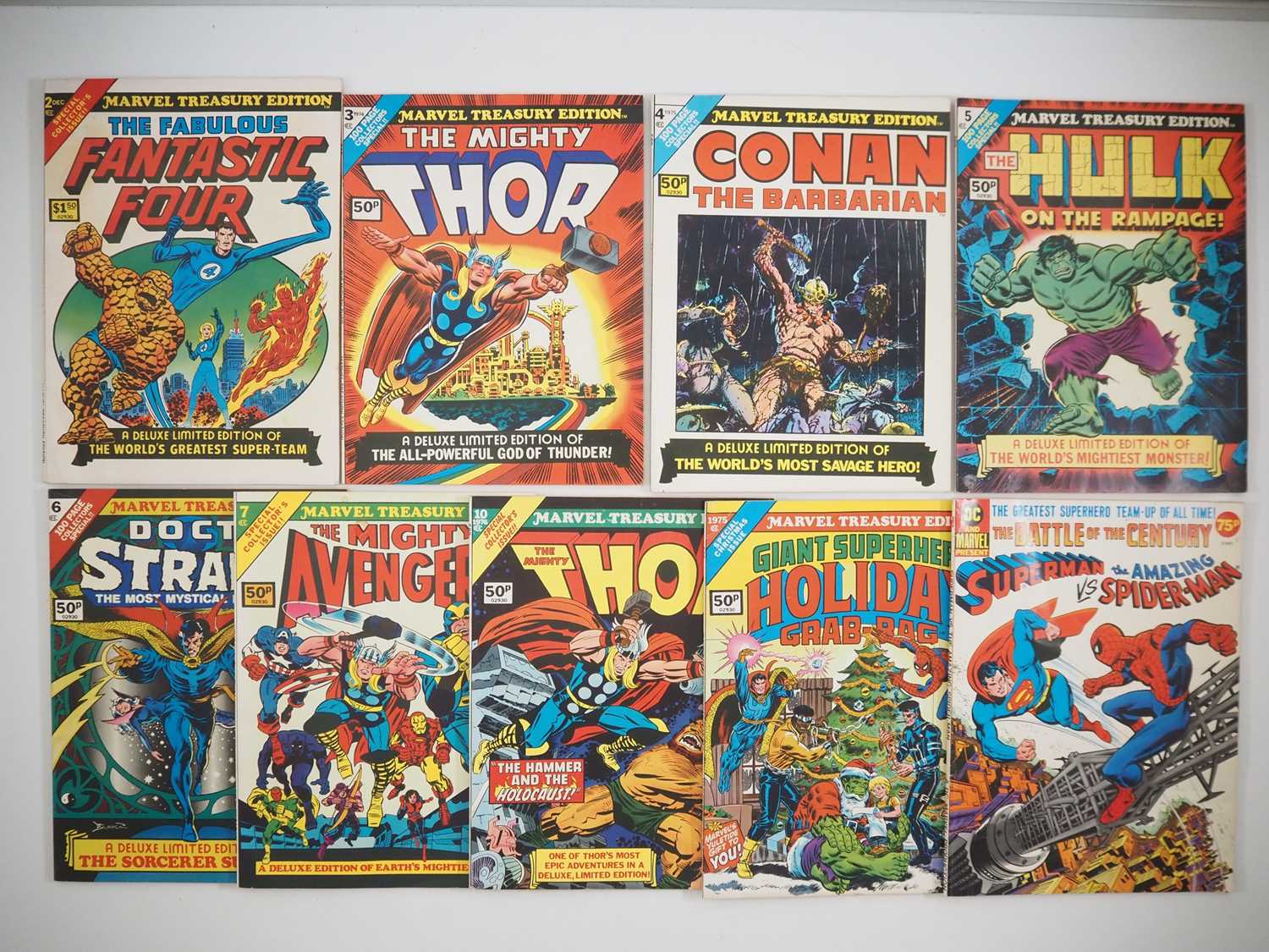 Lot 91 Marvel Treasury Edition Lot 9 In Lot